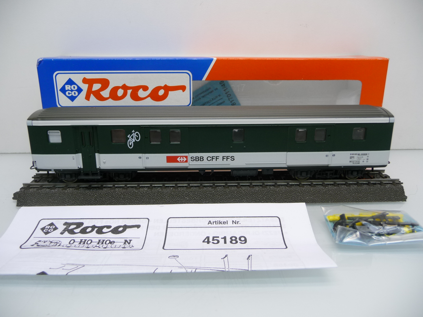 Roco 45189 H0 Gepäckwagen der SBB Ep. V Bauart D - Kupsch-Germany