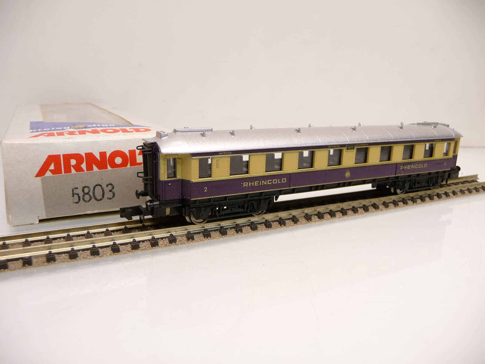 Arnold 5803 N Schnellzugwagen der DRG RHEINGOLD 24512 TOP in OVP - Kupsch-Germany